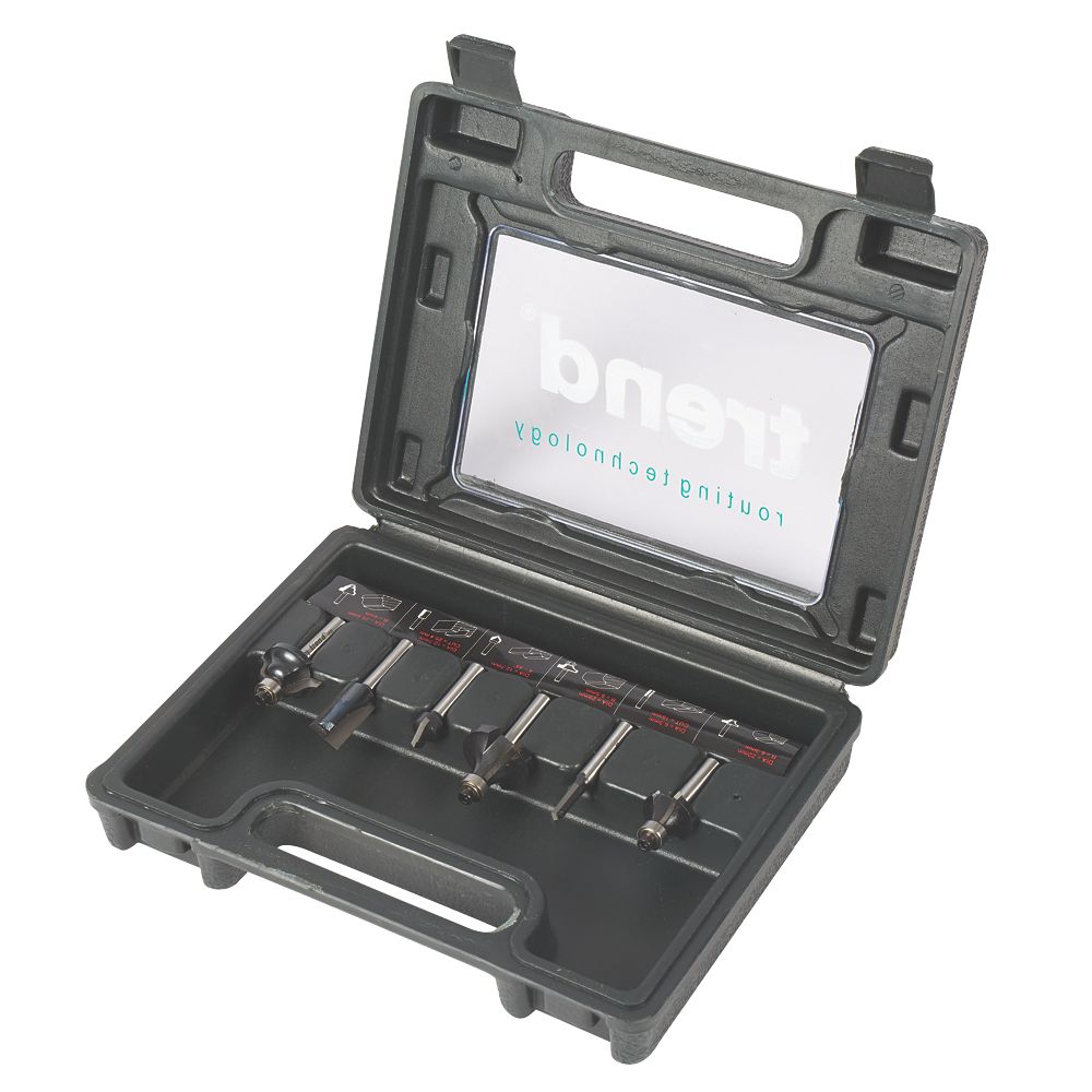 Trend 14" Shank Router Cutter Set 6 Pieces — Screwfix EU