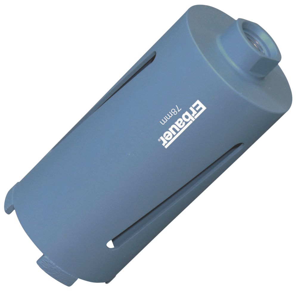 Erbauer Diamond Core Drill Bit 78mm — Screwfix EU