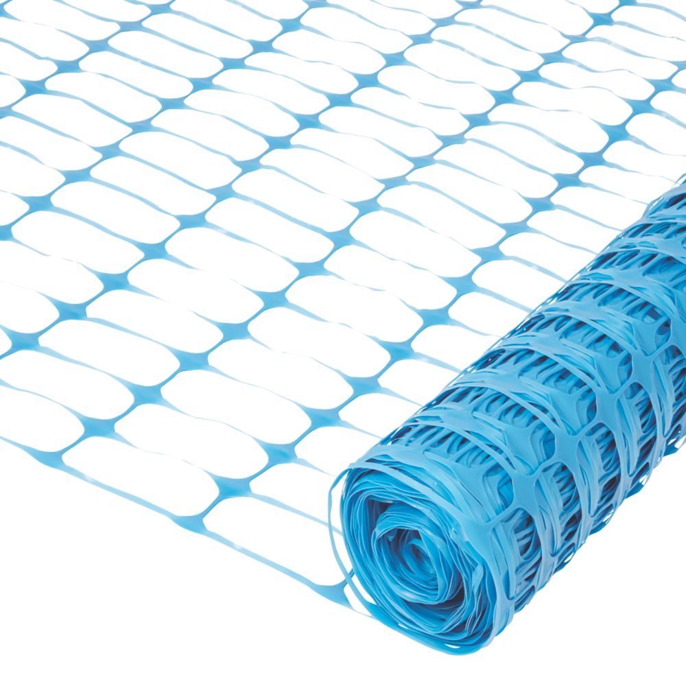 Barrier Fencing Blue 50m — Screwfix EU