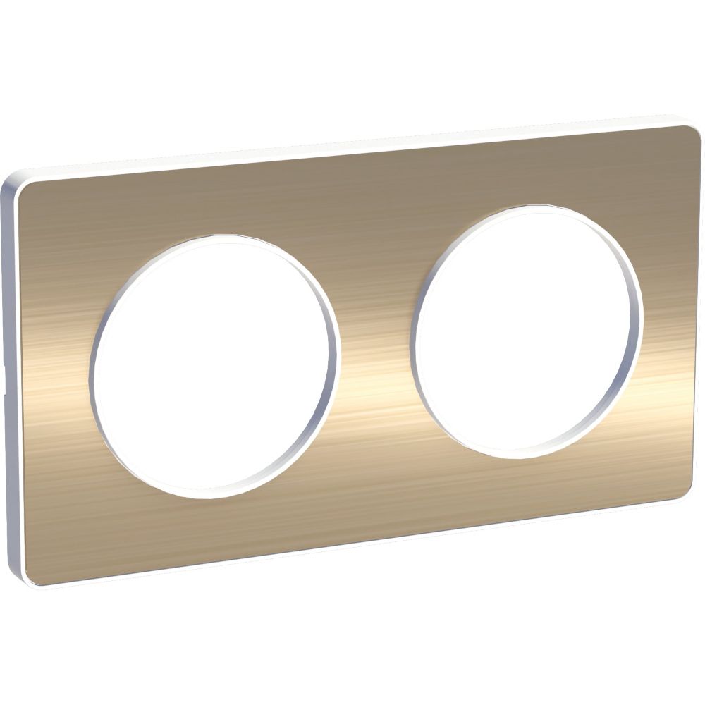 Schneider Electric Odace - Recessed equipment Brushed Bronze Cover Pla ...