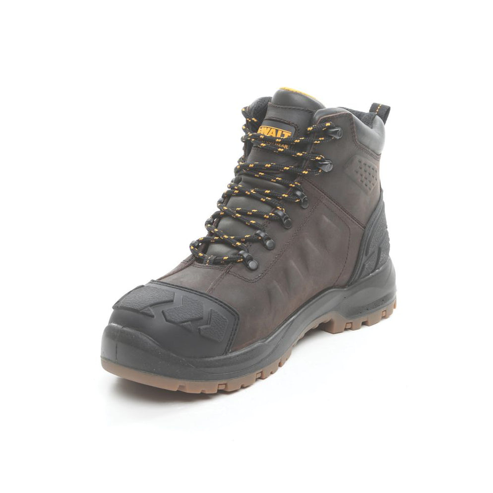 DeWalt Hadley Safety Boots S3 Brown Size 42 — Screwfix EU
