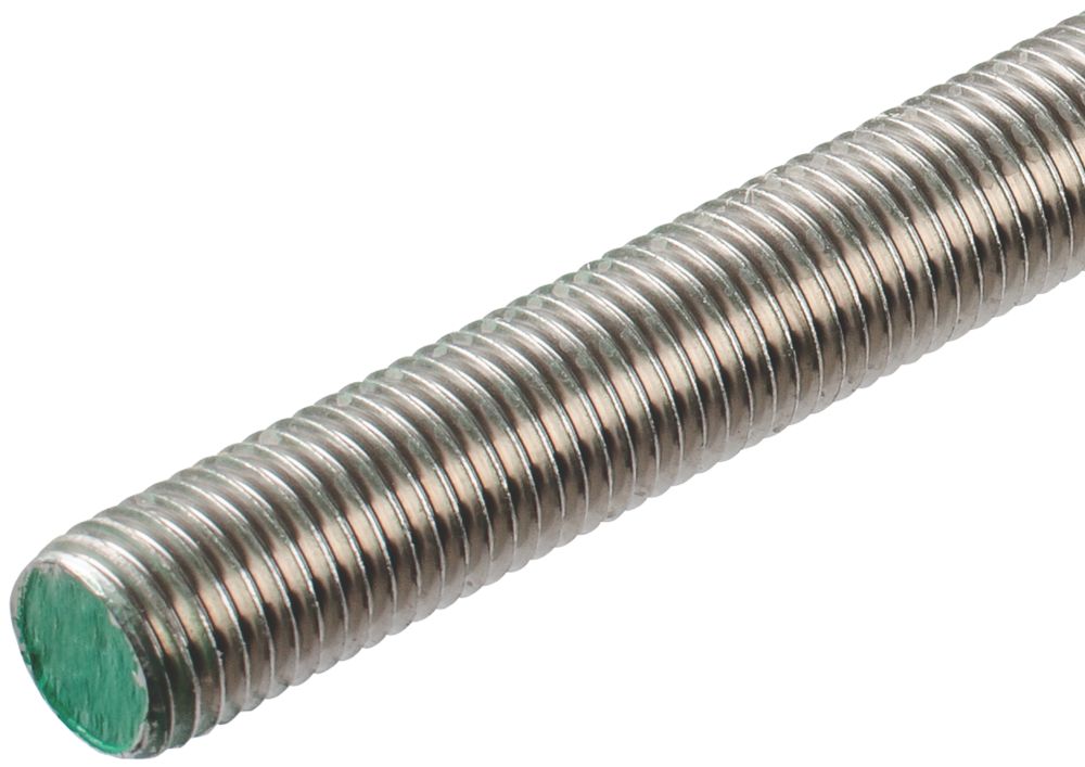 Easyfix A2 Stainless Steel Threaded Rods M16 x 1000mm 5 Pack — Screwfix EU
