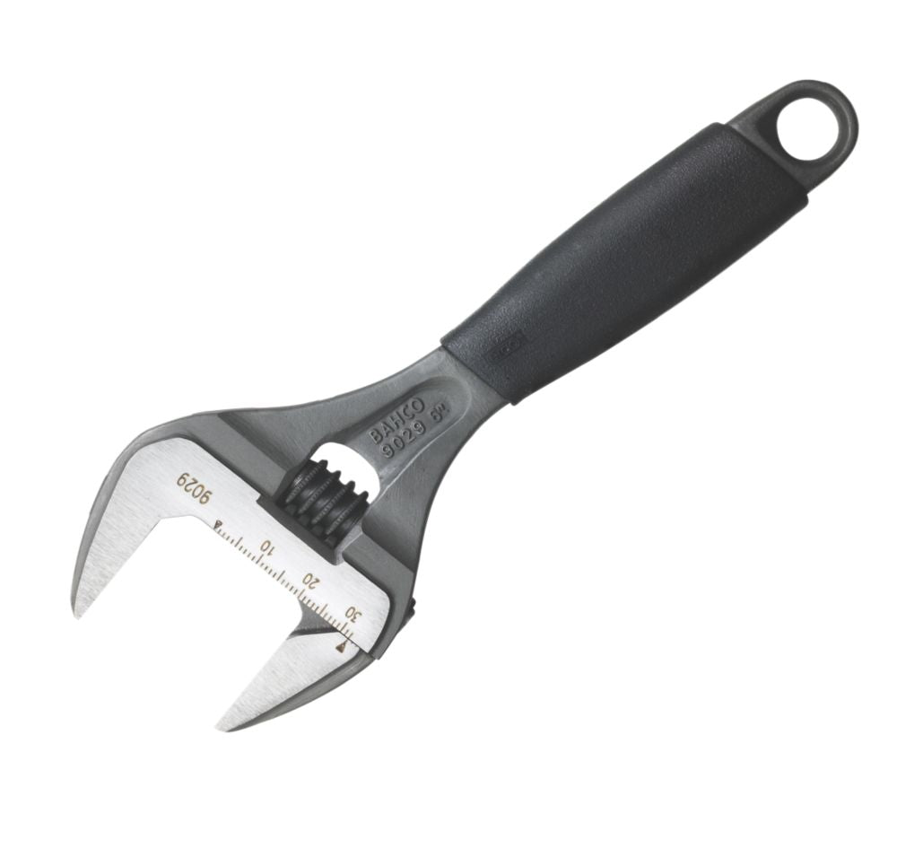 Bahco Wide Jaw Adjustable Wrench 6" — Screwfix EU