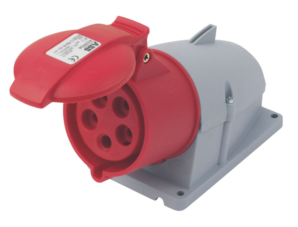 ABB 32A 4P+E Sockets, Connectors & Plugs 415V — Screwfix EU