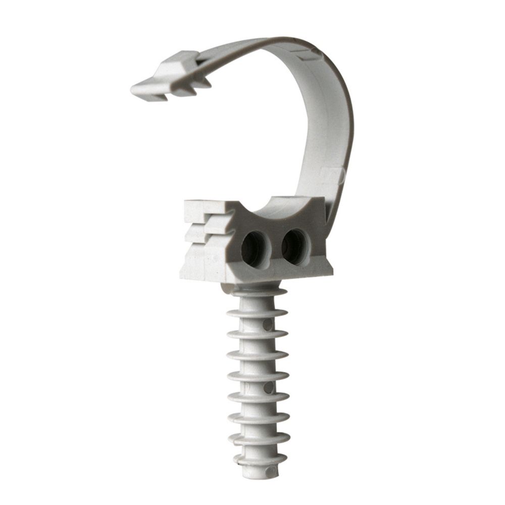 ING Fixation Round 25mm Conduit Clips 25 Pack — Screwfix EU