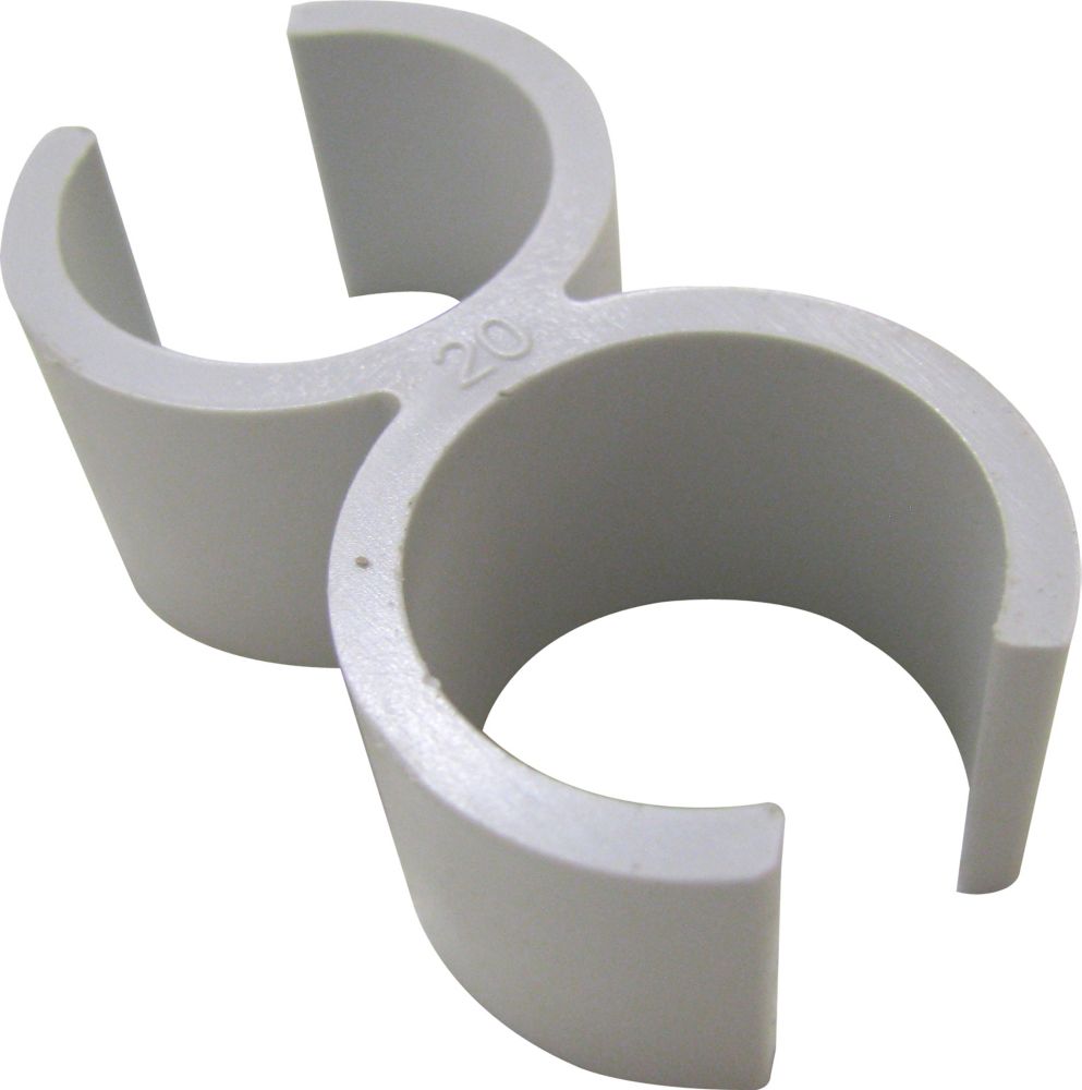 ING Fixation Round 16mm Ring Conduit Clips 10 Pack — Screwfix EU