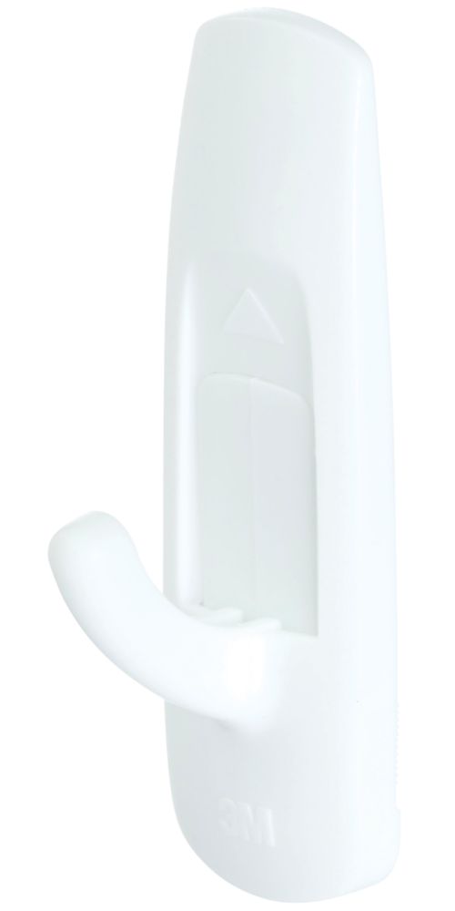 Command White Self-Adhesive Utility Hooks Medium 6 Pack — Screwfix EU
