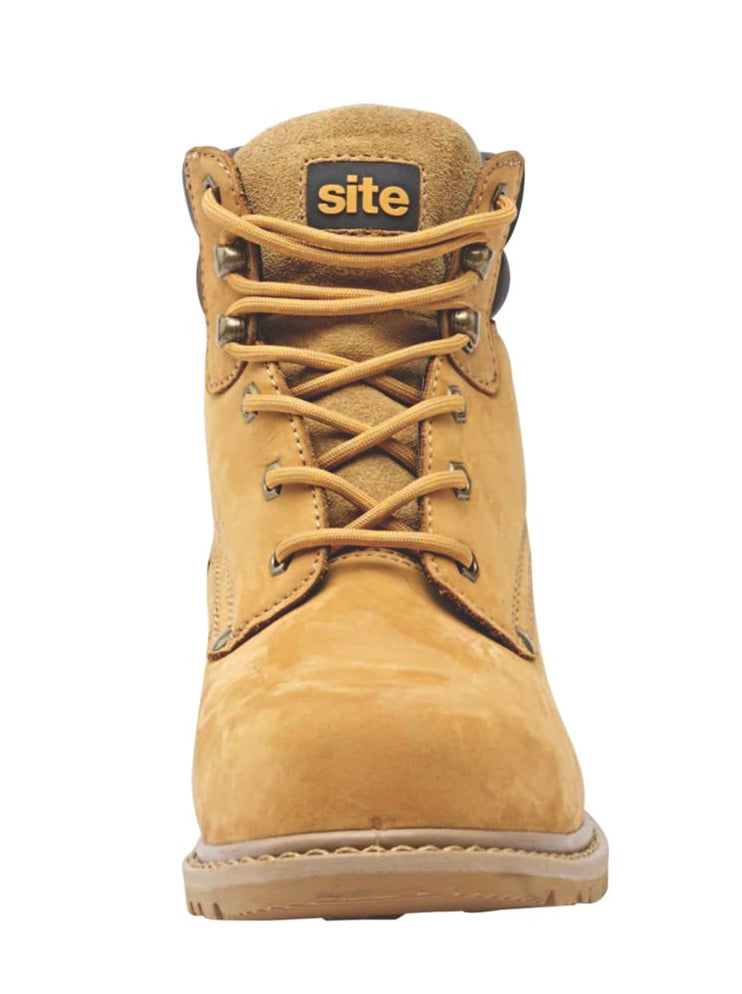 Site Savannah Safety Boots S3 Tan Size 45 — Screwfix EU