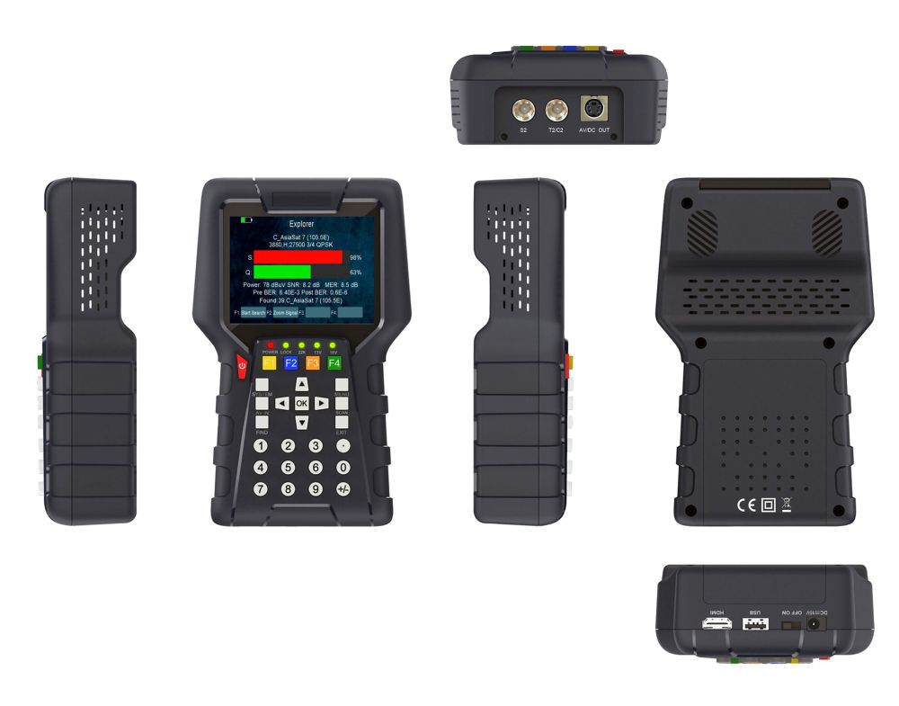 Optex Digital TerrestrialSatellite Meter — Screwfix EU