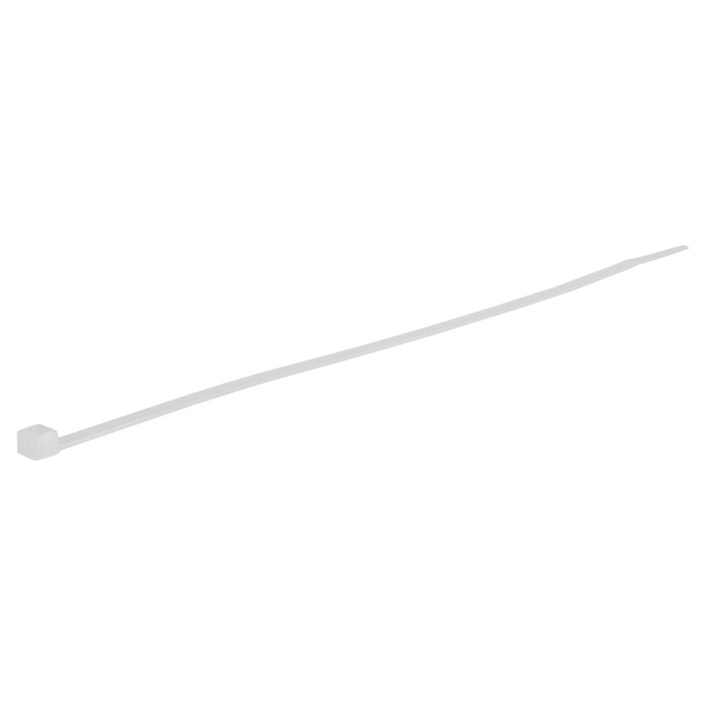 Klauke Cable Ties Transparent 290 x 3.5mm 100 Pack — Screwfix EU