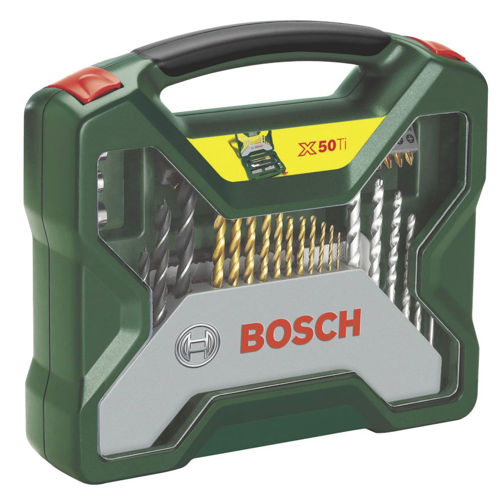 Bosch Straight & Hex Shank Mixed Drill & Screwdriver Bit Set 50 Pieces ...