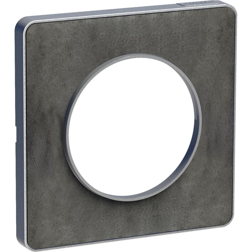 Schneider Electric Odace - Recessed equipment Aluminium Finishing Plat ...