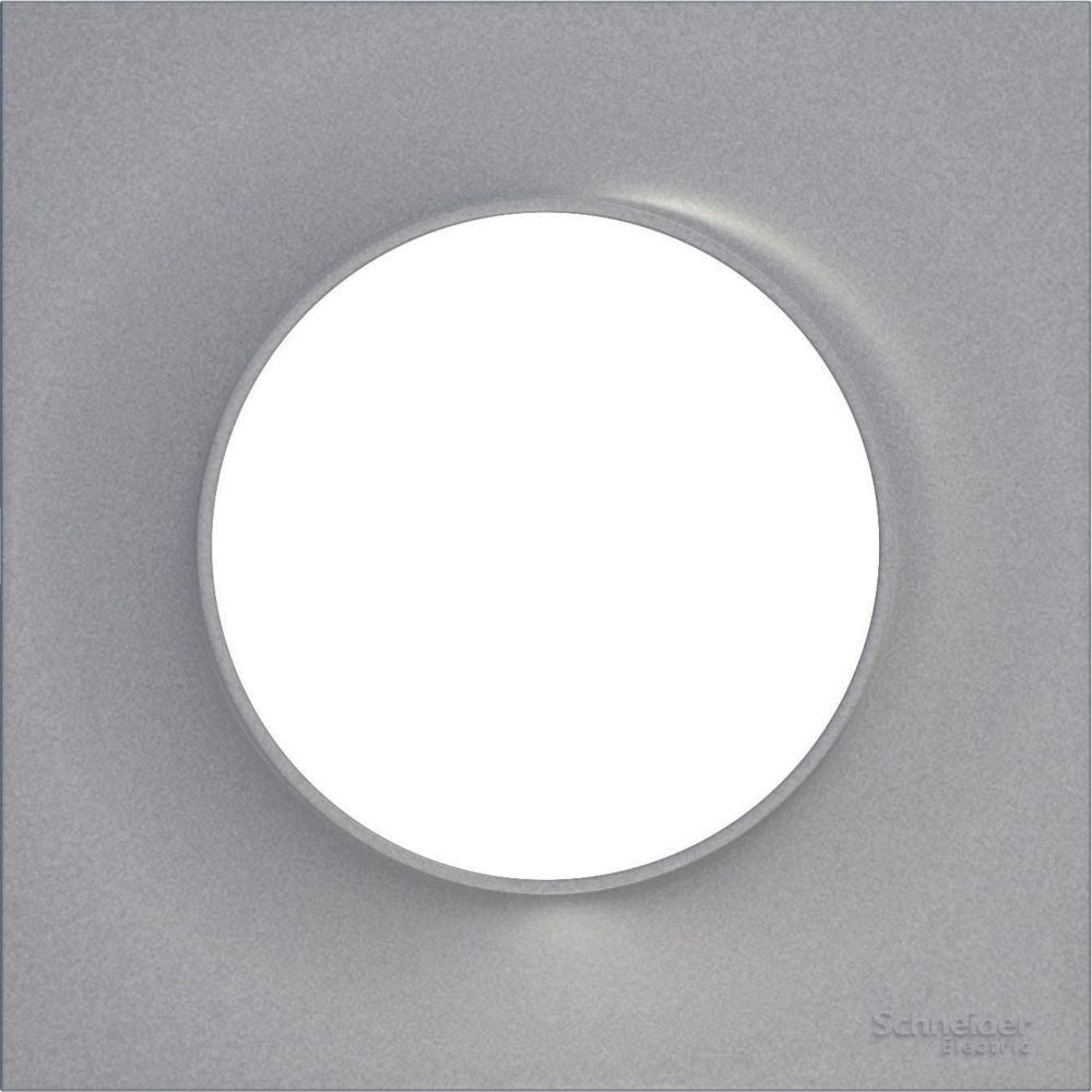 Schneider Electric Odace - Recessed equipment Aluminium Finishing Plat ...