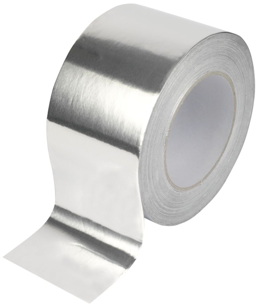 Diall Aluminium Foil Tape Silver 45m x 75mm — Screwfix EU