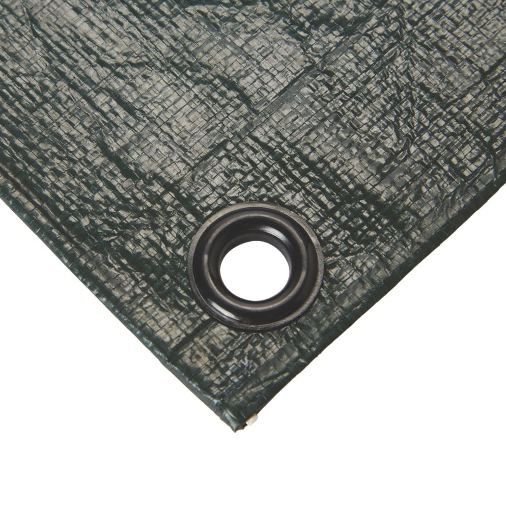 Tarpaulin Sheet Green Brown 2 x 3m — Screwfix EU