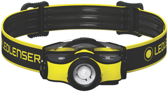 LEDlenser IH5R Rechargeable LED Head Torch BlackYellow 400lm — Screwfix EU