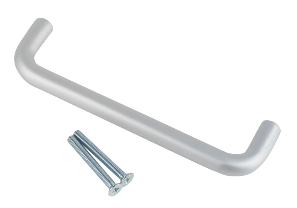 Smith & Locke Fire Rated D Pull Handle Satin Aluminium 19mm x 248mm ...