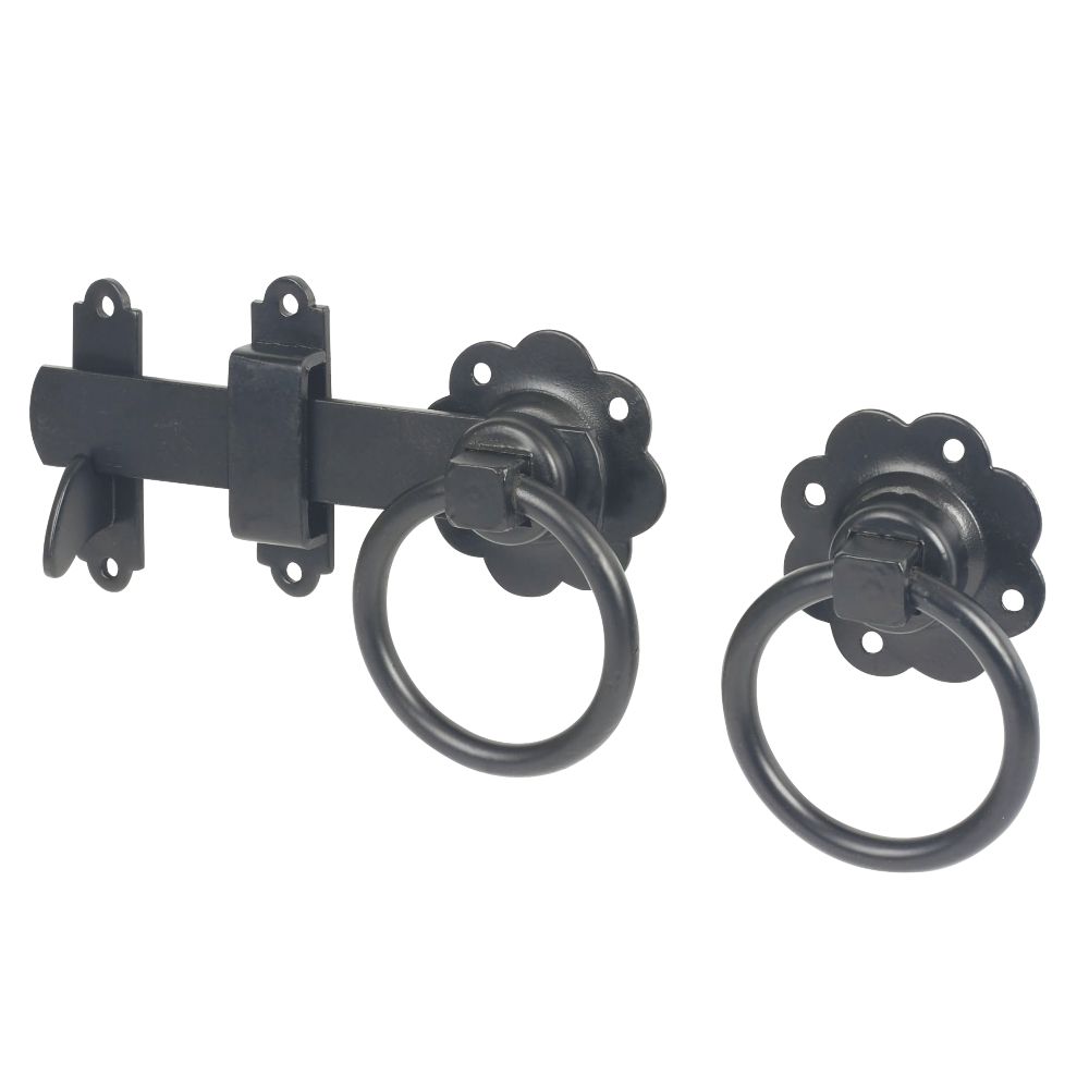 Smith & Locke Gate Latch Black Epoxy 153mm — Screwfix EU