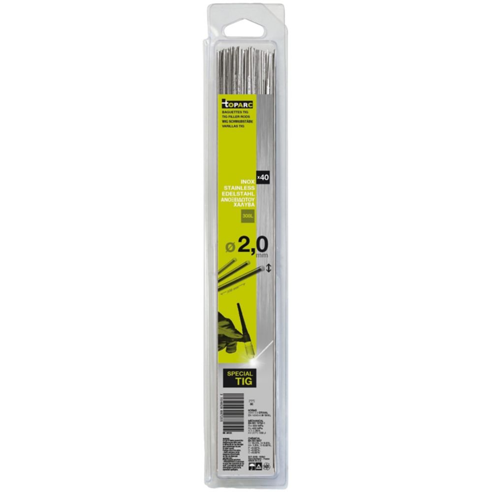 Gys 087255 Tig Welding Rod 0.33m x 2mm — Screwfix EU