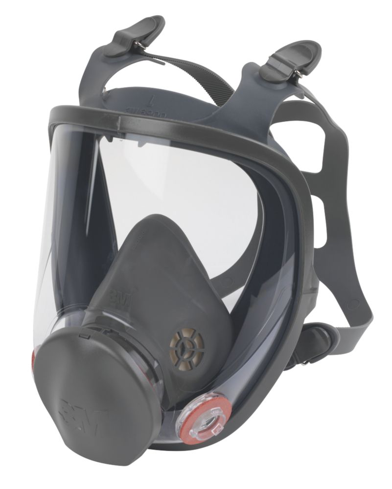 3M 6000 Series Full Face Mask No Filter-Mask Only — Screwfix EU