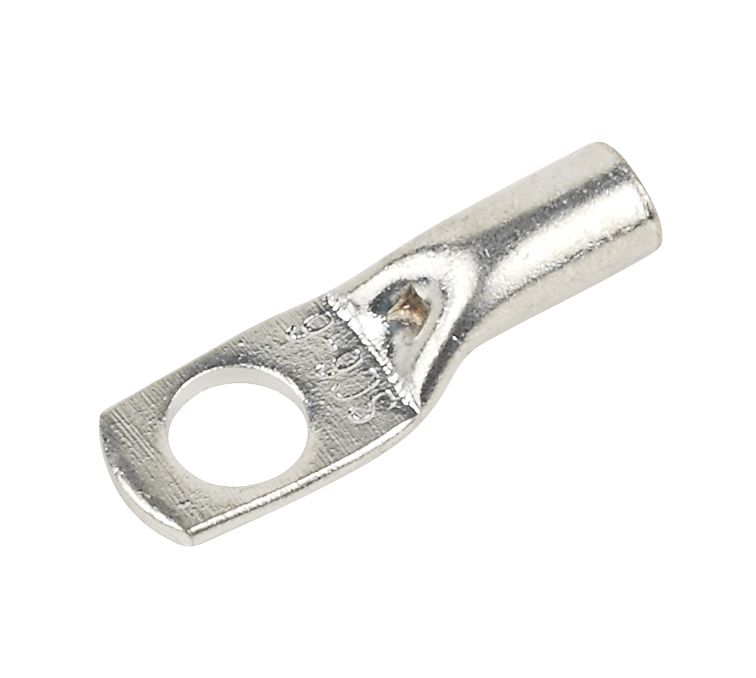 Non-Insulated Metallic 6mm Ring Copper Tube Lug 10 Pack — Screwfix EU