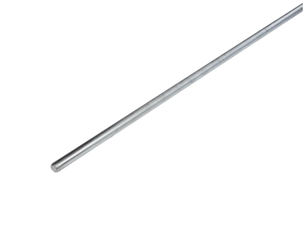 Easyfix BZP Steel Threaded Rods M20 x 1000mm 5 Pack — Screwfix EU