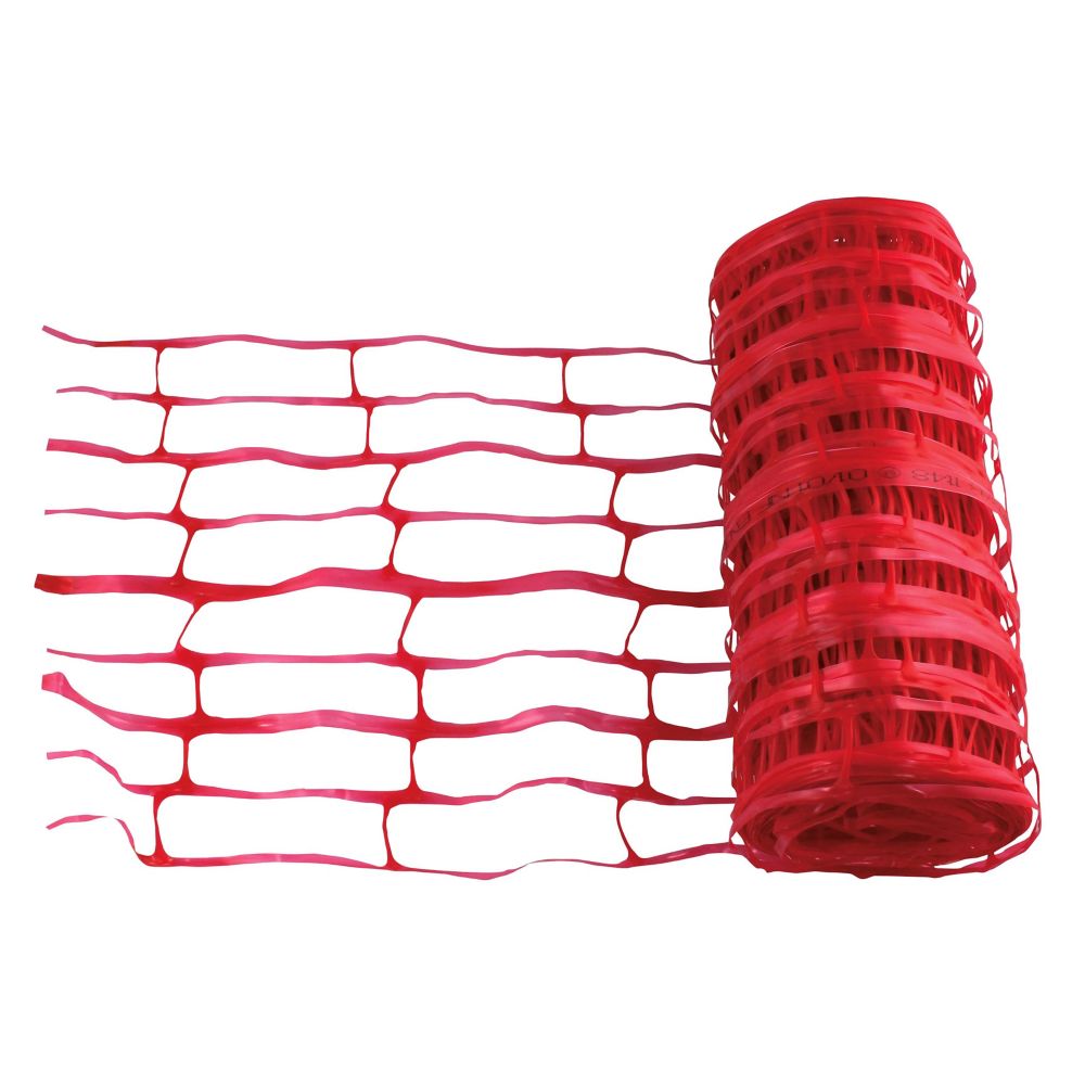 Fitt Barrier Fencing Red 25m — Screwfix EU