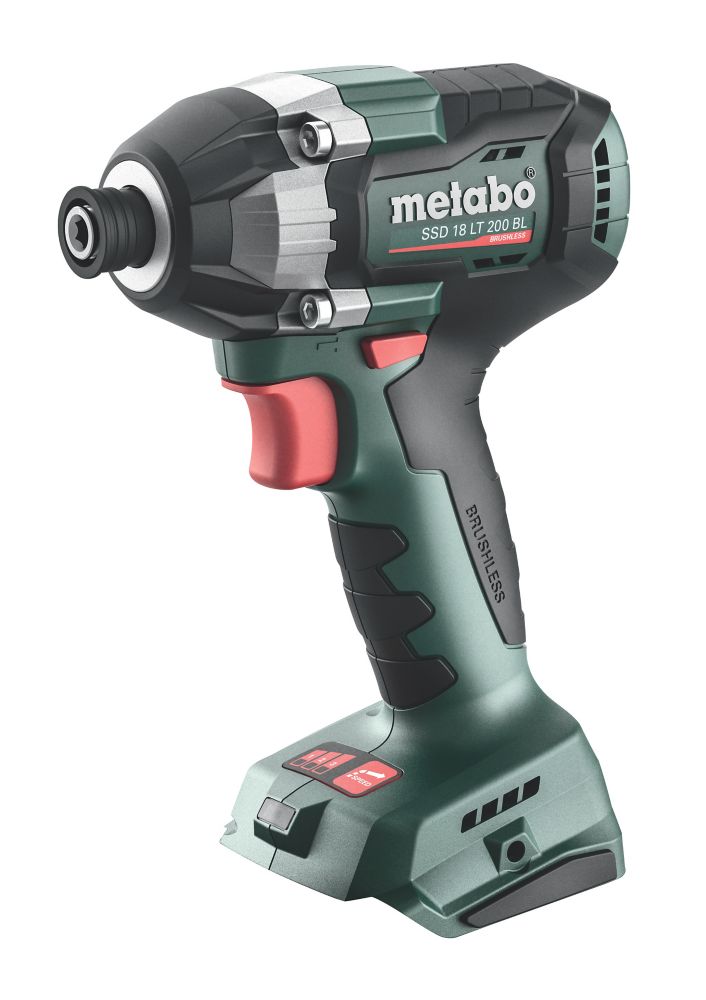 Metabo SSD 18 LT 200 BL 18V Li-Ion CAS Brushless Cordless Impact Driver ...