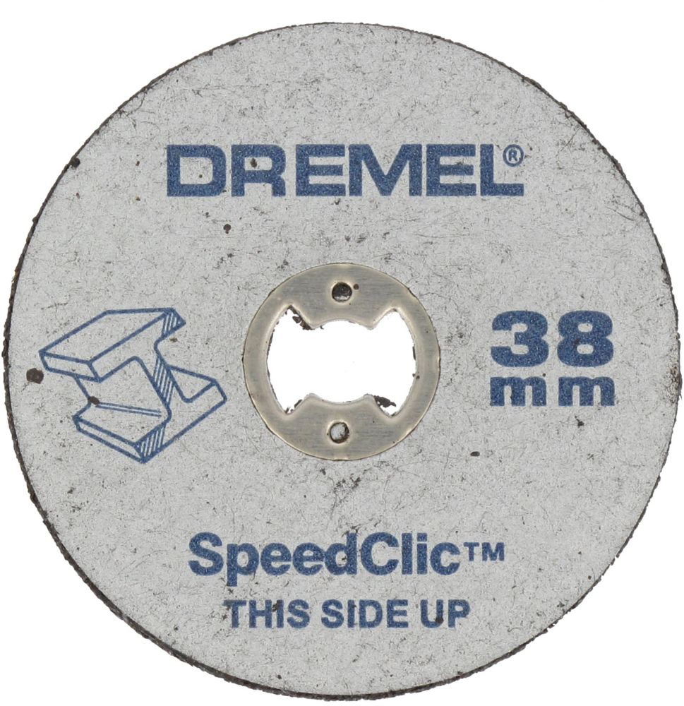 Dremel EZ SpeedClic Metal Cutting Discs 1 12" (38mm) x x 5 — Screwfix EU