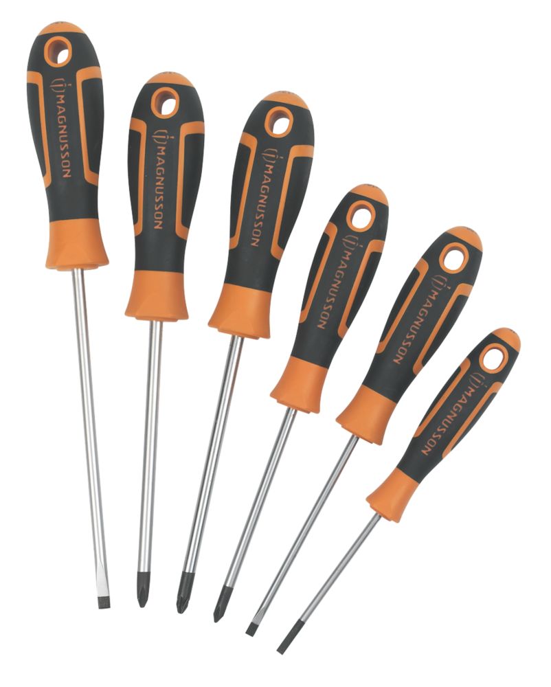 Magnusson Mixed Screwdriver Set 6 Pieces — Screwfix EU