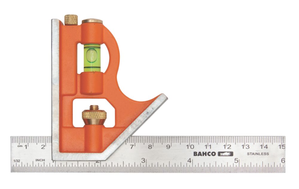 Bahco Combination Square 6" (150mm) — Screwfix EU