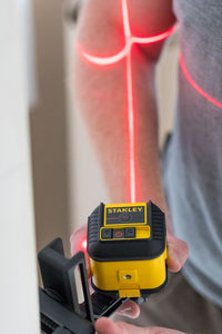 Stanley Cross90 Red Self-Levelling Cross-Line Laser Level — Screwfix EU