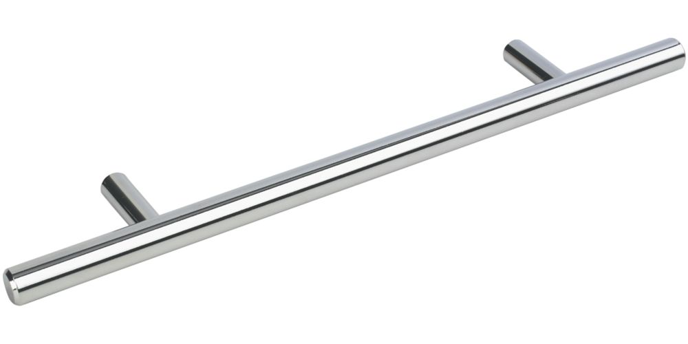 Smith & Locke T Bar Pull Handle Polished Chrome 208mm — Screwfix EU