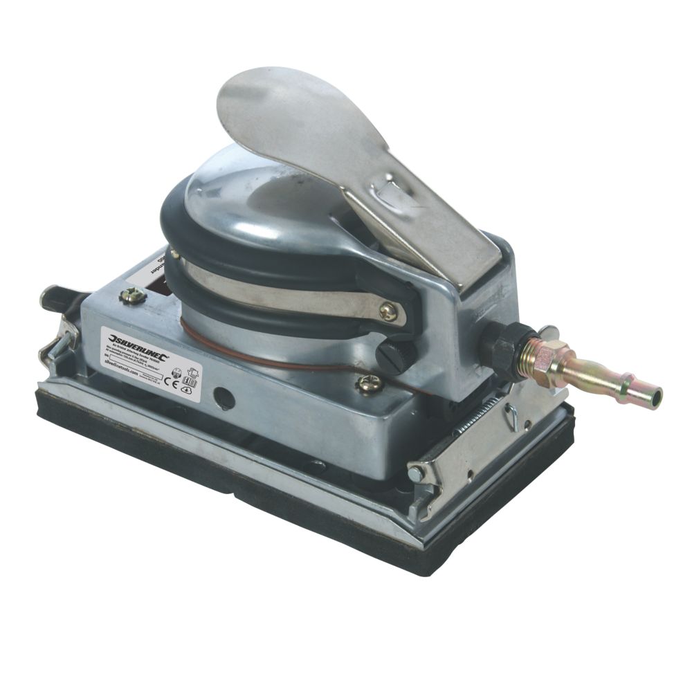 Silverline 145mm Air Random Orbital Sander — Screwfix EU