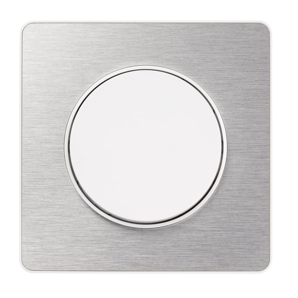 Schneider Electric Odace - Recessed equipment Aluminium Finishing Plat ...