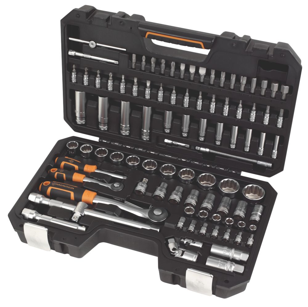 Magnusson Mixed Drive Socket Set 94 Pcs — Screwfix EU
