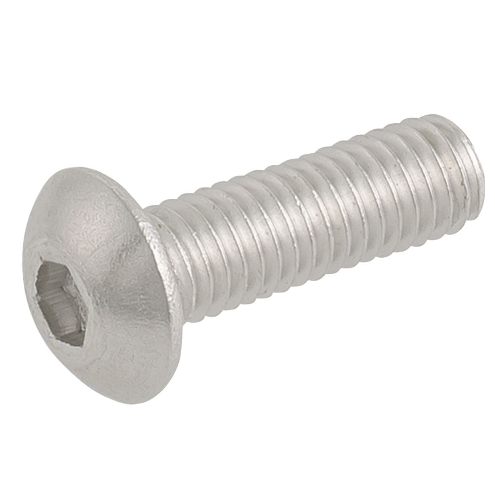 Easyfix Button Head Socket Screws A2 Stainless Steel M5 x 16mm 50 Pack ...