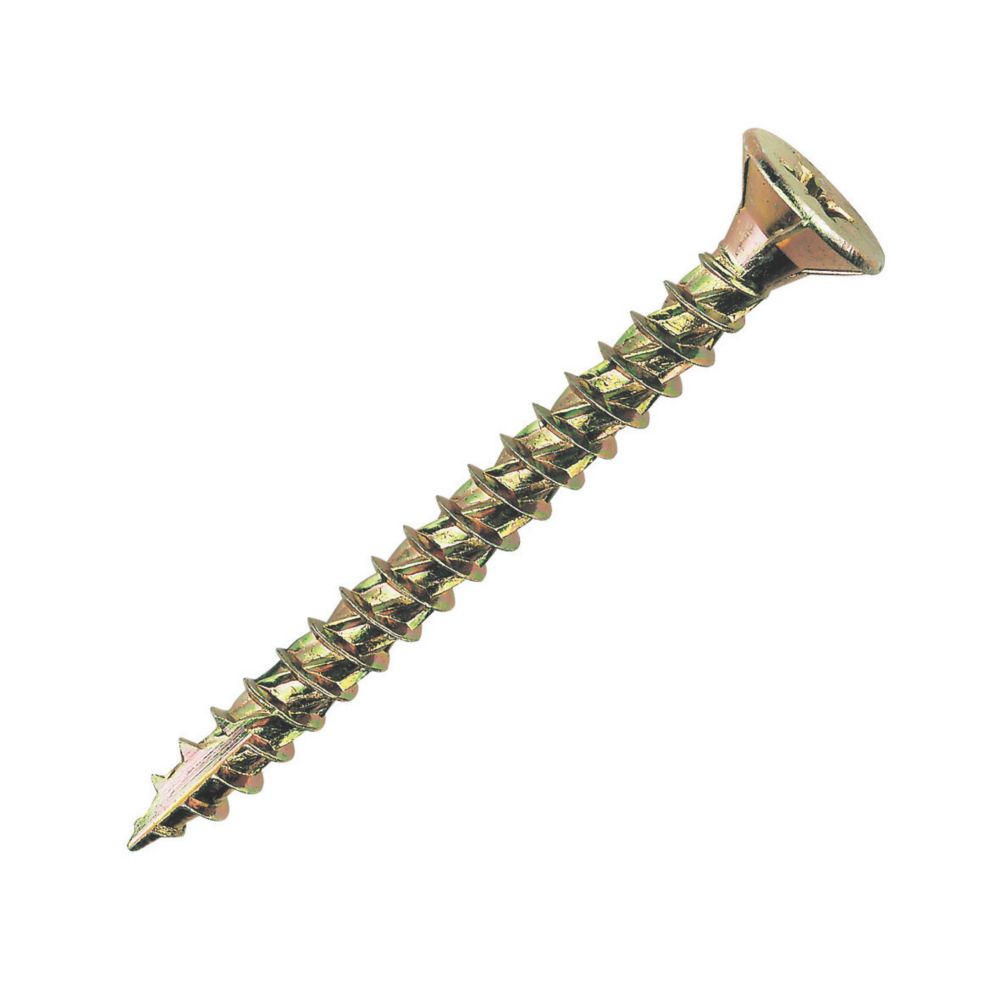 TurboGold PZ Double-Countersunk Multipurpose Screws 5mm x 50mm 50 Pack ...