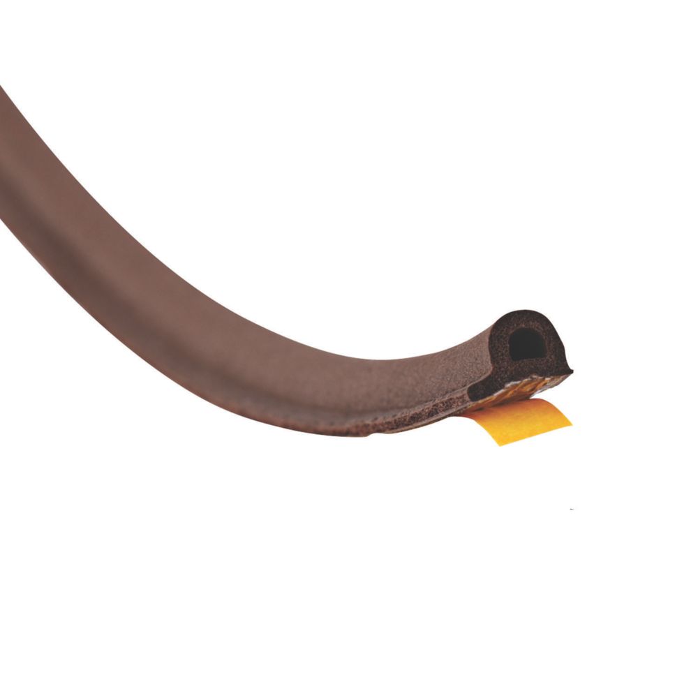 Stormguard EPDM Rubber P Strip Brown 20m — Screwfix EU