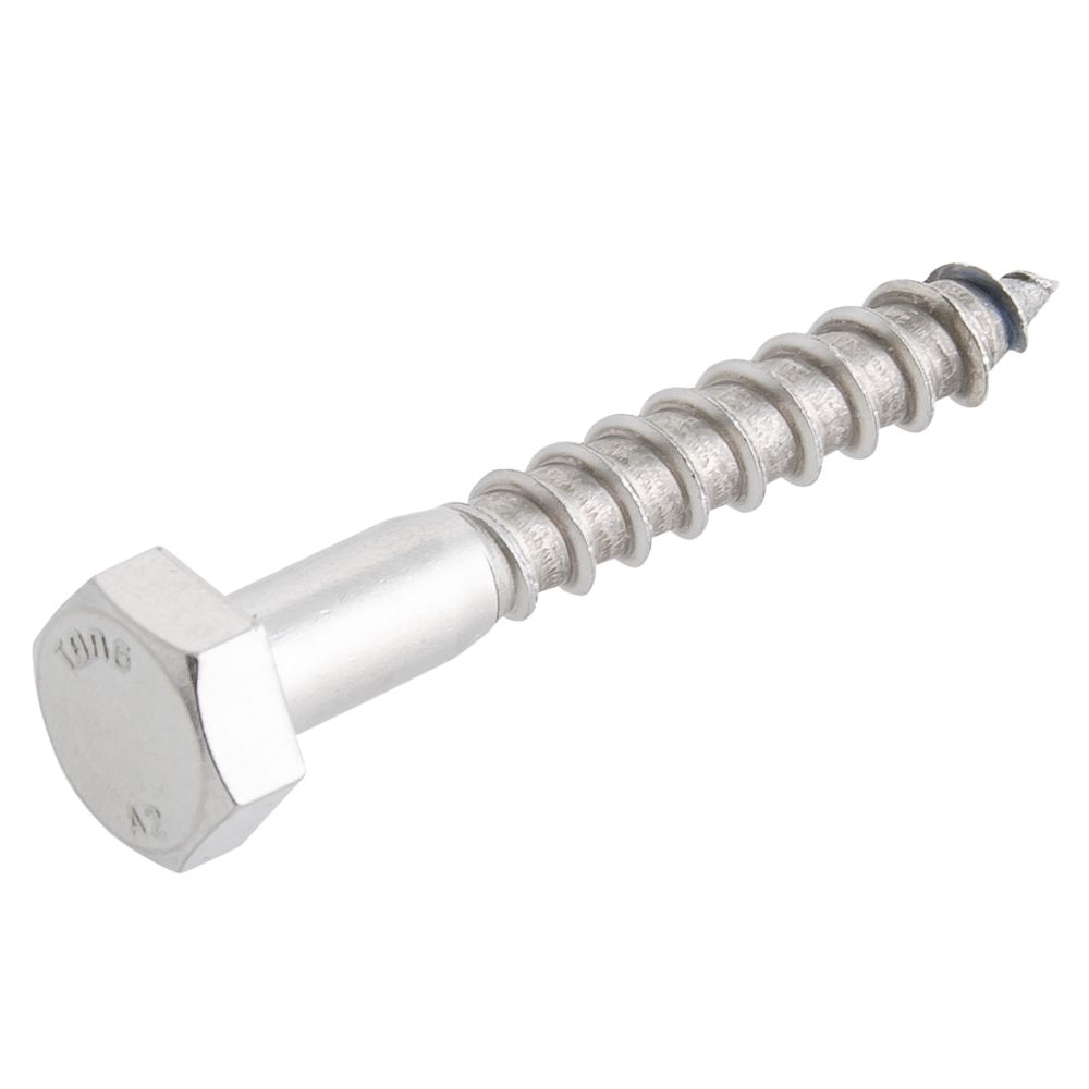 Easydrive Hex Bolt Self-Tapping Coach Screws 10mm x 70mm 10 Pack ...