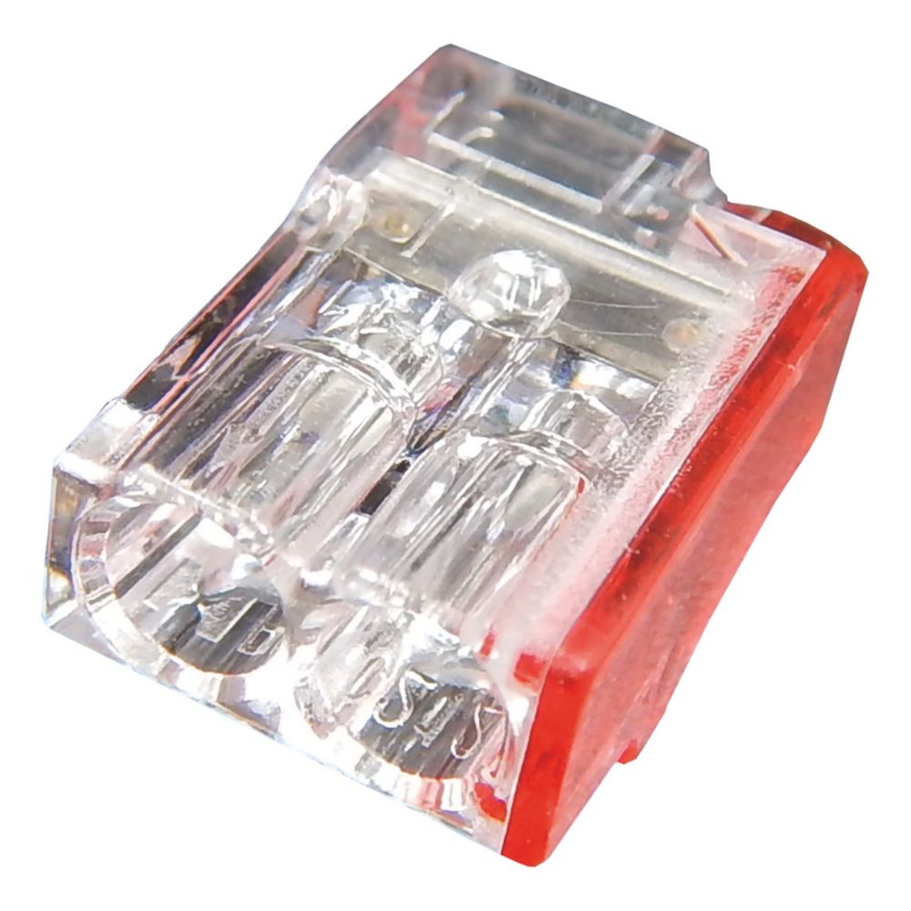 Capri 24A 2-Way Push-Wire Mini 2-Input Connectors 200 Pack — Screwfix EU