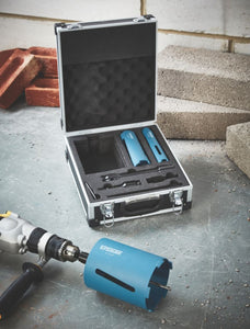 Erbauer Diamond Core Drill Kit 3 Cores — Screwfix EU