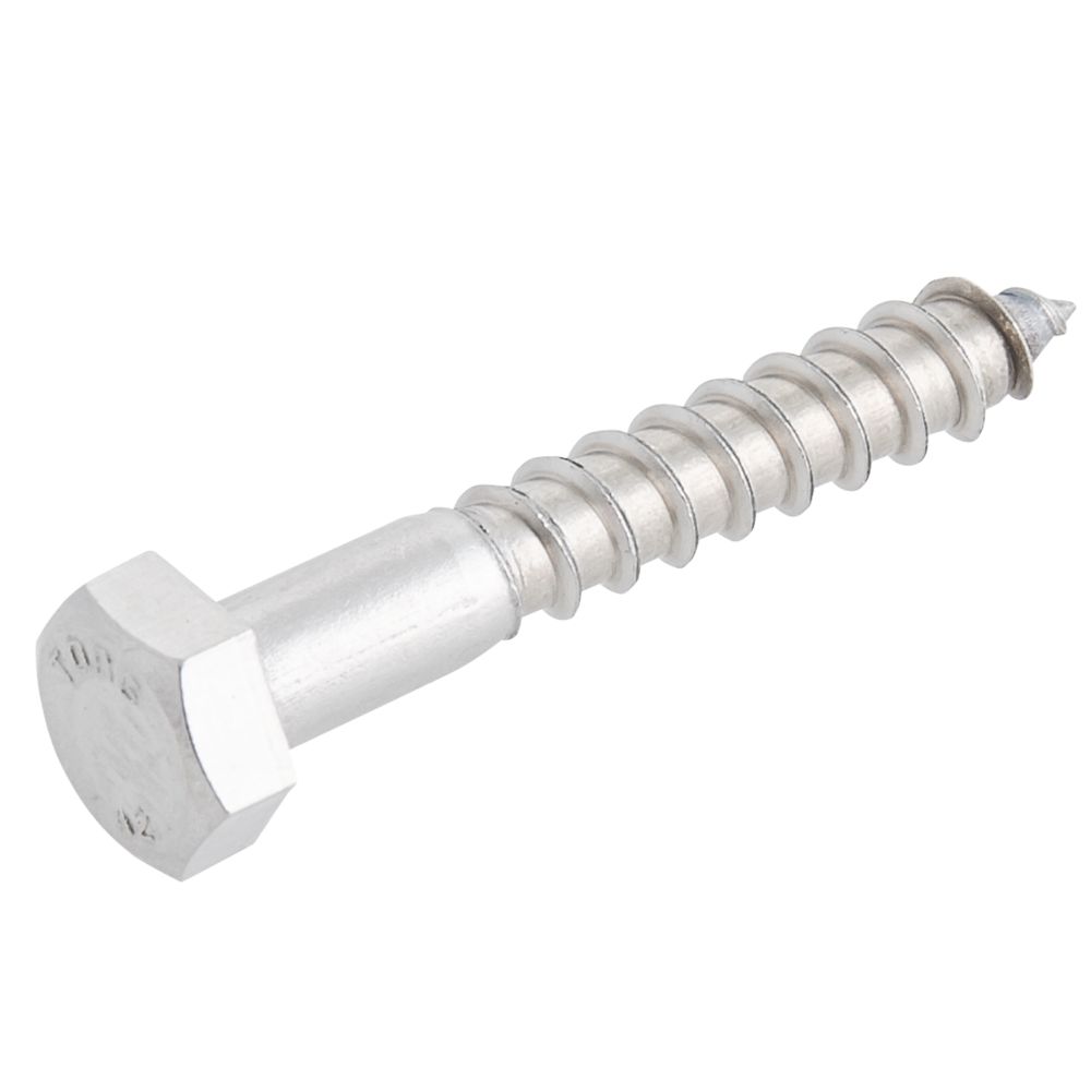 Easydrive Hex Bolt Self-Tapping Coach Screws 8mm x 50mm 10 Pack ...