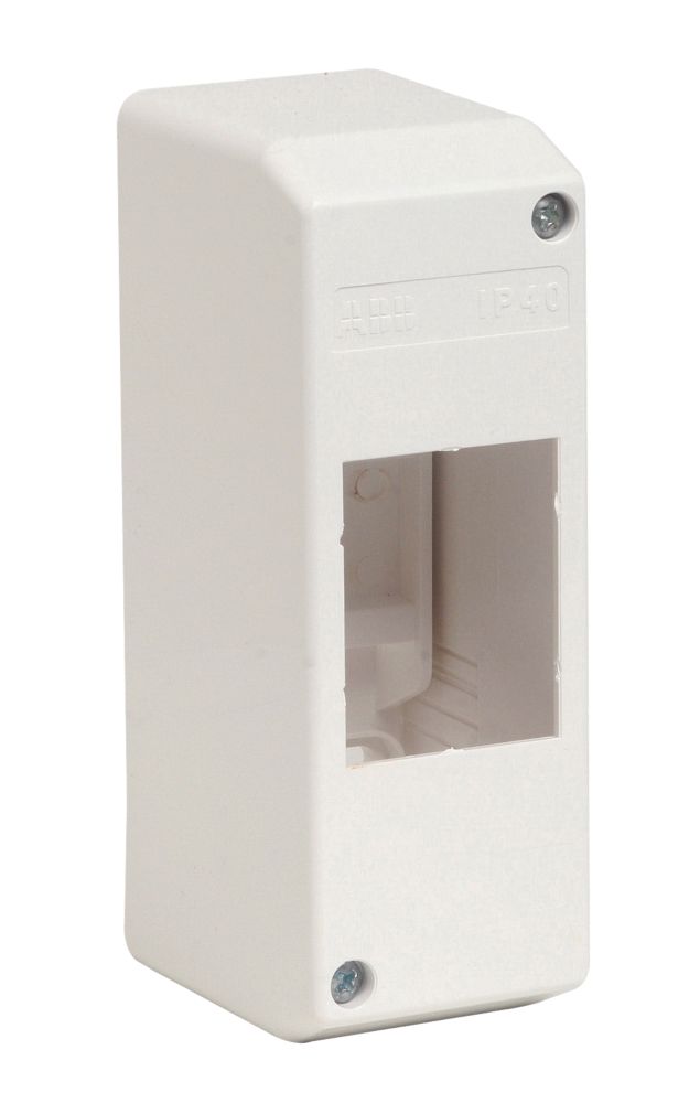 ABB 2-Module Unpopulated Enclosure Only Consumer Unit — Screwfix EU